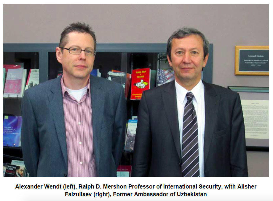 With Alexander Wendt and Nicholas Onuf – Alisher Faizullaev